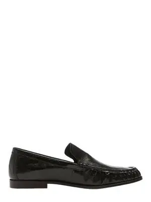 VAGABOND SHOEMAKERS Brandi Crinkled-finish Loafers - Black