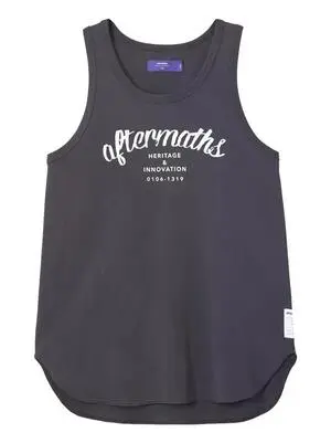 AFTERMATHS Logo-print Tank Top - Grey