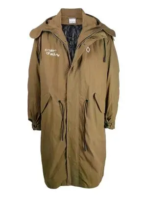 COUNTY OF MILAN COUNTY OF MILAN Hooded Parka With Cross Motif