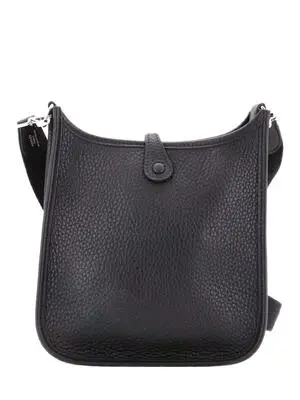 Hermès Hermès Evelyne Gen III Clemence TPM Crossbody Bag Black