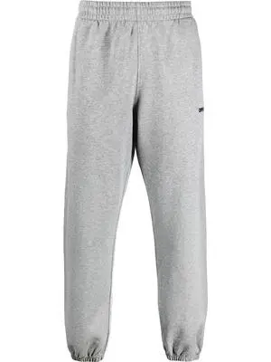 Off-White Helvetica Logo Track Pants Grey