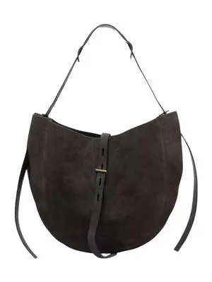MINOBOSSI Liz Suede Shoulder Bag - Brown