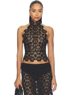 Lioness Trophy Halter Top In . Also - Black