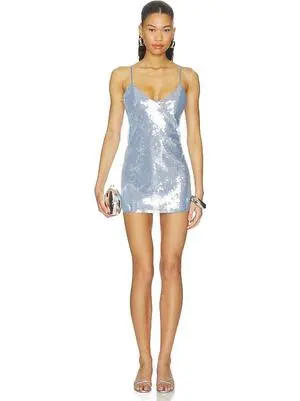 Retrofete Deserae Dress In . Also - Blue