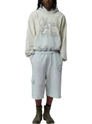 TWOJEYS Graphic-print Hoodie - Grey