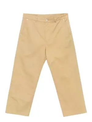Moschino Logo-patch Pocket Trousers - Neutrals