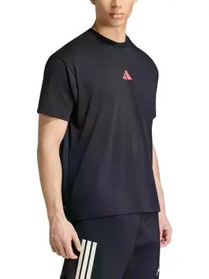 Adidas Running State Of Mind Graphic-print T-shirt - Black