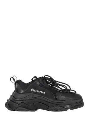 Balenciaga Triple S Mesh Sneakers - Black
