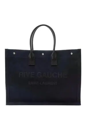 Saint Laurent 2021 Rive Gauche Tote Bag Blue