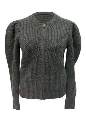 ISABEL MARANT VINTAGE Randy Puff-sleeve Sweater - Grey