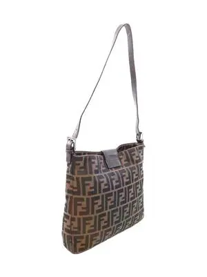 Fendi 2000s Zucca Shoulder Bag - Brown