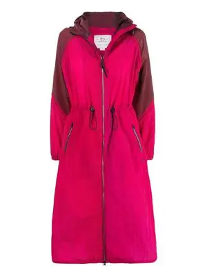 Woolrich Meshoppen Long Parka Coat - Pink