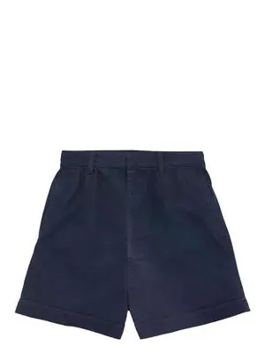 FORTELA Bedford Pleated Shorts - Blue