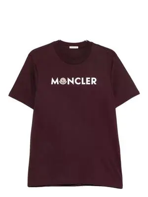 Moncler Logo-print Cotton T-shirt - Red