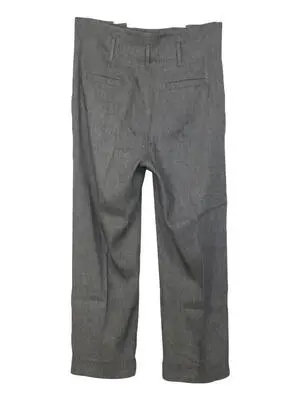 Brunello Cucinelli Pleated Herringbone Trousers - Grey