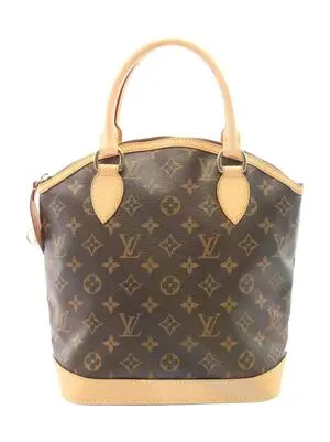 LOUIS VUITTON 2008 Lockit Monogram Tote Bag - Brown