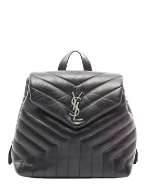 Saint Laurent 2010s Lulu Quilted Backpack - Black
