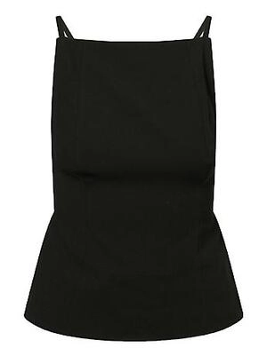 Bec & Bridge Mor Backless Wool-blend Top - Black