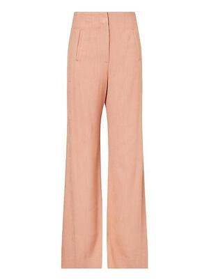 Veronica Beard Jude Wide-leg Woven Trousers - Chai