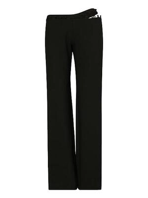 Bec & Bridge Mor Straight-leg Wool-blend Trousers - Black