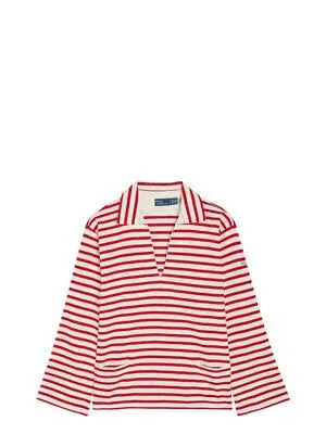 Polo Ralph Lauren Striped Cotton Sweatshirt - Red