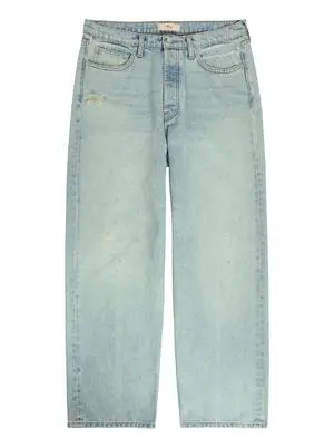CHERRY LOS ANGELES Distressed Wide-leg Jeans - Light Blue