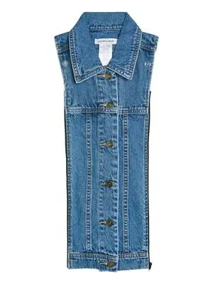Veronica Beard Slate Dickey Denim Jacket Insert - Blue