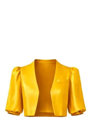 LUMINA ELIGMA The Palazzo Jacket - Mustard Gold Yellow