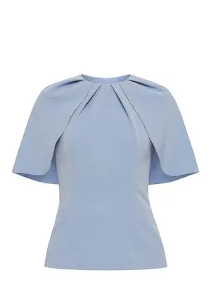 NISSA Cape-design Top - Blue