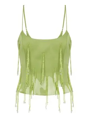DELFI COLLECTIVE Bijou Top - Green