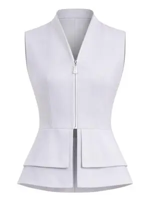 LUMINA ELIGMA Construct Vest Suit Ensemble Light Gray - Grey