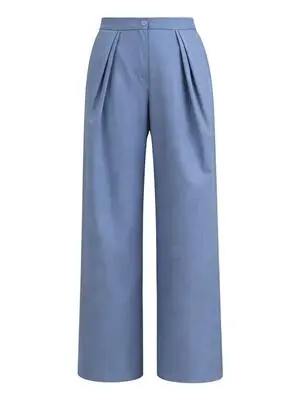 LUMINA ELIGMA The Gathered Suit Pants Ensemble Dark Gray - Grey