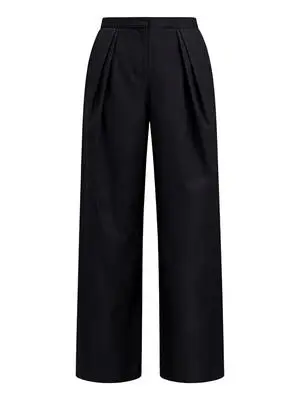 LUMINA ELIGMA The Gathered Suit Pants Ensemble - Black