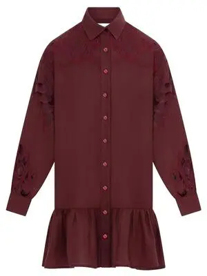 THISISU COLLECTION Stella Dress Burgundy - Red