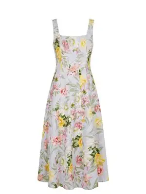 Yumi Kim Sienna Linen Dress - Blue