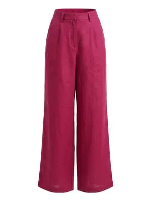 Yumi Kim Bobbi Linen Trousers - Red