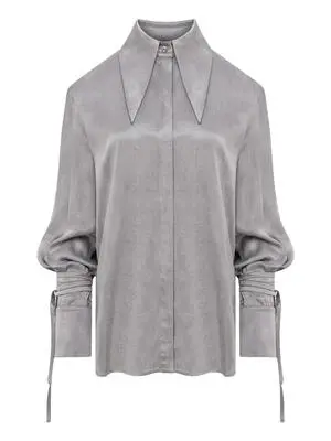 MANDRAGORA Shirt Loose Fit Vena - Grey