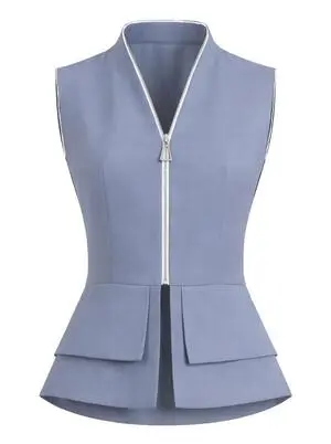 LUMINA ELIGMA Construct Vest Suit Ensemble Dark Gray - Grey