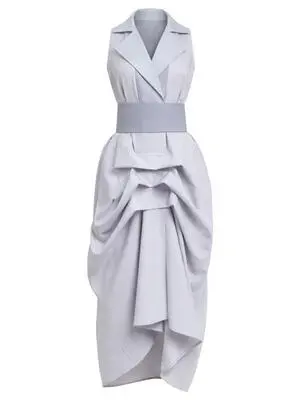 LUMINA ELIGMA The Tuxedo Dress Light & Dark Gray - Grey