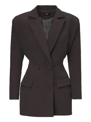 BLUZAT Tailored Hourglass Blazer - Black
