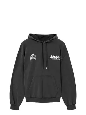ALLSAINTS Organic Cotton Chromium Hoodie - Black