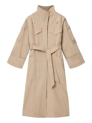 ALLSAINTS Clayton Trench Coat - Grey