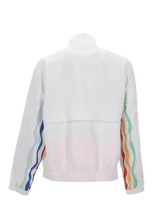 Casablanca Zipped Wave Track Jacket - White