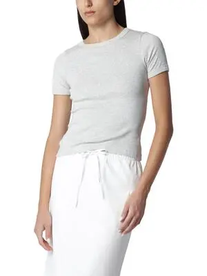 FLORE FLORE Mélange Car Tee Organic Cotton T-shirt - Grey