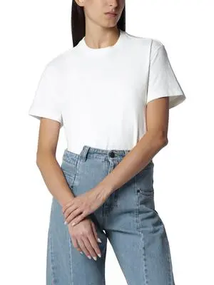 MAISON MARGIELA Double-layer Cotton T-shirt - White