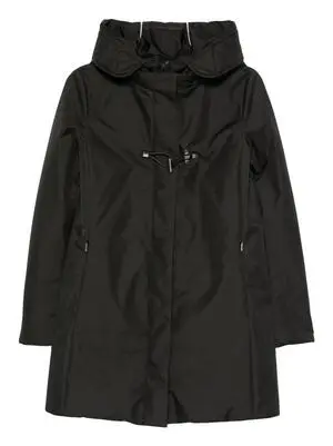 FAY Midi Parka Coat - Black