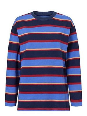 DAMSON MADDER Ali Long-sleeve Cotton-jersey T-shirt - Multi