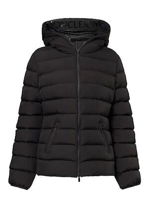Moncler Herbes Hooded Shell-down Jacket - Black