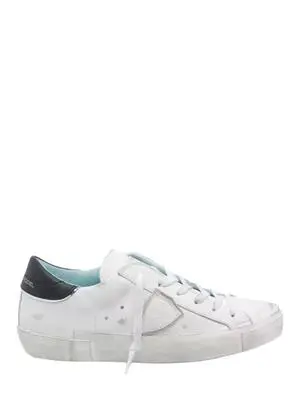 Philippe Model Prsx Low-top Leather Sneakers - White