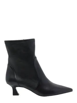 STUART WEITZMAN Vinnie Pointed-toe Ankle Boots Black